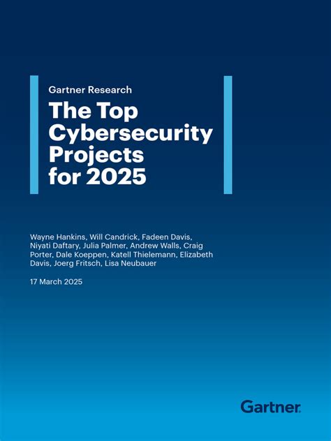 Top Cybersecurity Projects 2025 Pdf Computer Security Security