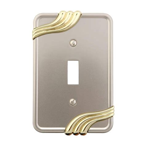 Amerelle Filigree 1 Toggle Wall Plate Antique Nickel 83tan The Home