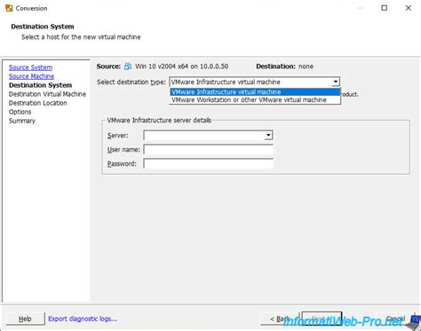 convert a hyper v virtual machine to a vmware esxi 6 7 virtual machine