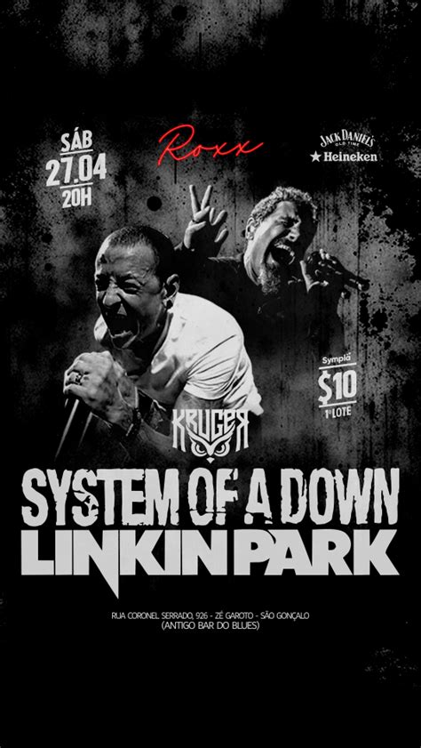 TRIBUTO SYSTEM OF A DOWN LINKIN PARK KRUGER NA ROXX EM SÃO GONÇALO