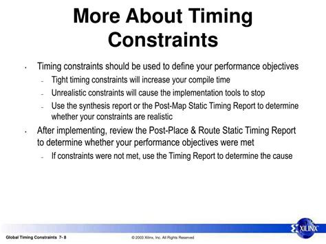 Ppt Global Timing Constraints Powerpoint Presentation Free Download