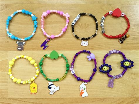 Pulsera J Hope BTS ARMY Con Cuentas Y Amuletos De Esmalte Etsy