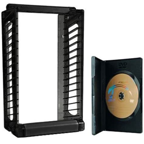 Подставка стойка для 15 DVD дисков 1 шт. CDM D15 черный, на 15 DVD ...