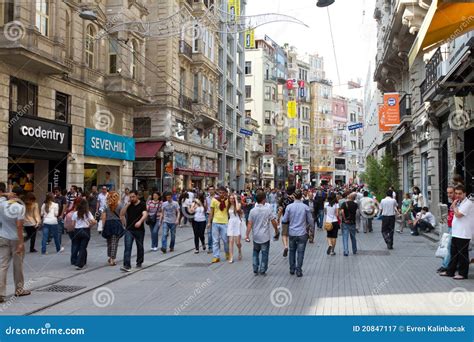 Taksim Istiklal Street Editorial Photography Image Of Destination