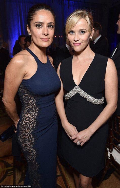 Your Wife Reese Has Been Conquered By Salma Hayek The Mexican Goddess Now Uses The Blonde As A