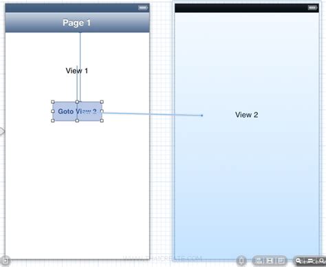 Iosiphone Storyboard Segue And Push Action Segues Objective Ciphone