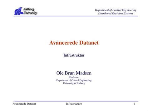 Ppt Department Of Control Engineering Distributed Real Time Systems Powerpoint Presentation