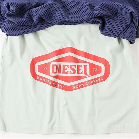 【楽天市場】 Diesel ディーゼル メンズ 長袖メッシュニットレイヤード クルーネック 半袖tシャツ カットソー【k Roseville