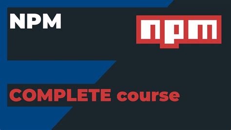 Complete Npm Course With Node And Typescript Youtube