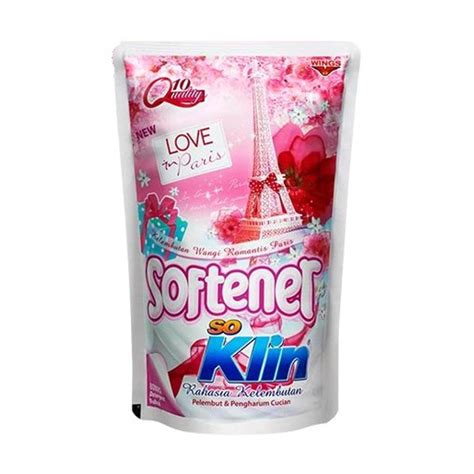 Jual SO KLIN Softener Pelembut Pelicin Pakaian Merah 900 ML