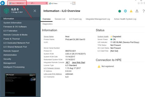 Hpe Proliant Gen Sunucular Ile Gelen Ilo Service Port Nedir Ve
