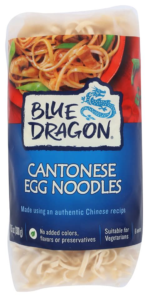 Pack Of 4 Blue Dragon Cantonese Egg Noodles 10 58 Oz