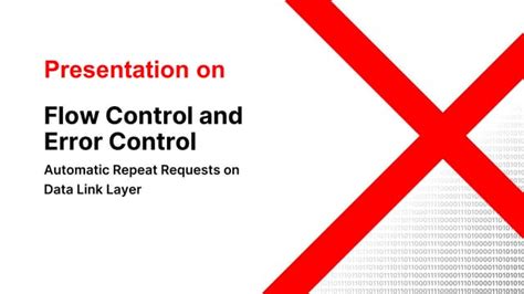 Flow Control And Error Control Pptx