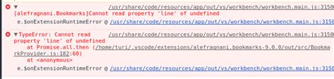 Bookmarks Explorer Not Working · Issue 127 · Alefragnanivscode