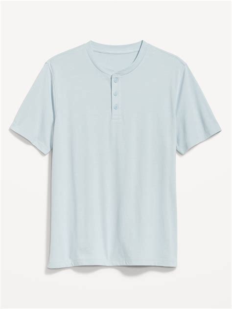 Soft Washed Short Sleeve Henley T Shirt Old Navy