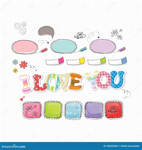 Assorted Labels Vector Illustration Decorative Design Stock Vector