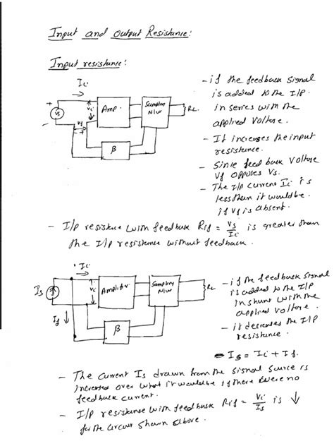 Input And Output Resistance Pdf