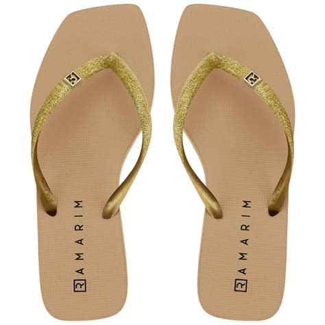 Chinelo Feminino Ramarim Solarize Bico Quadrado Glitter Shopee Brasil