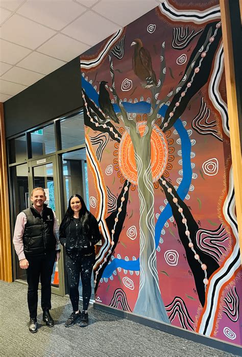 Indigenous Mural Captures Community Spirit Mannix College