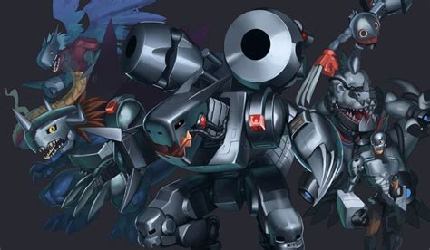 Andromon Megadramon Metalgreymon Virus Metalmamemon Metaltyranomon Mugendramon Digimon