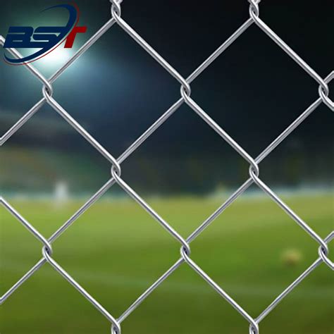 Boundary Wall Galvanized PVC Coated Wire Mesh Chain Link Fence For Sale
