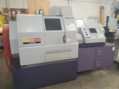 Citizen Cincom L32 Swiss Lathe 1999 Iemca 542 Boss Bar Feeder
