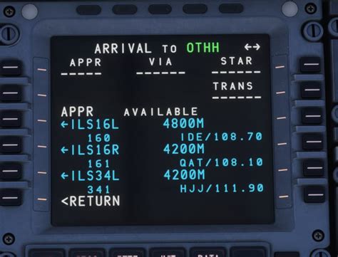 Missing Approaches For OTHH MSFS 2024 SID STAR APPR Navigraph