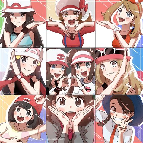 Dawn May Rosa Hilda Gloria And 5 More Pokemon And 10 More Drawn