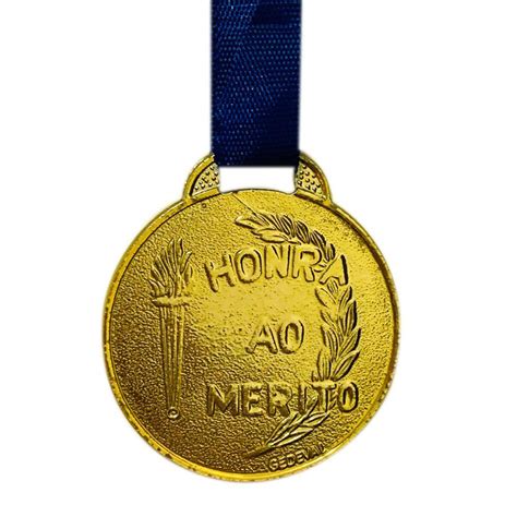 Medalha Honra Ao Mérito Ouro Prata Bronze Diâmetro 35cm Ouro Carrefour