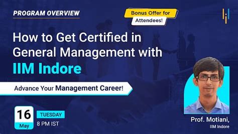 Program Overview Earn Your Executive Certificate In General Management