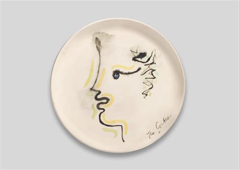 Jean Cocteau Rectangular Ceramic Plate By Roche Bobois 49 Off