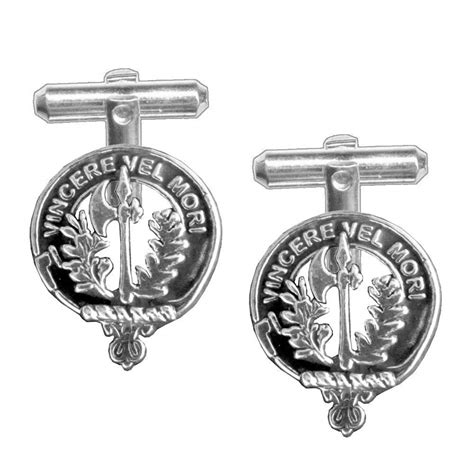 Maclaine Scottish Clan Crest Cufflinks Handmade Products