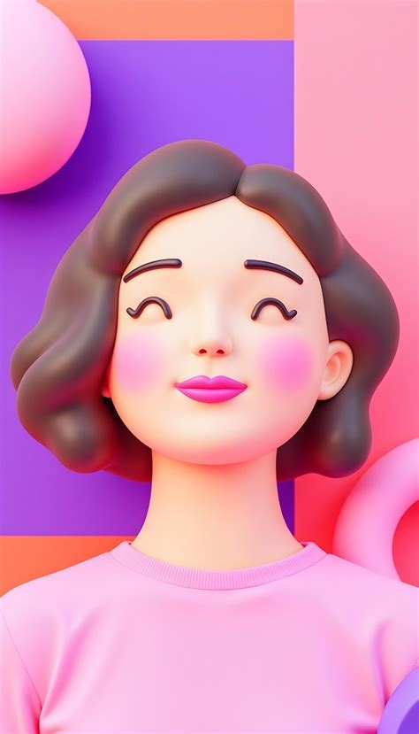 Squishy Womens Day Art Ai Generated Image