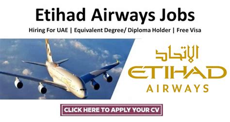 Etihad Airways Jobs In Abu Dhabi Uae Free Airline Jobs