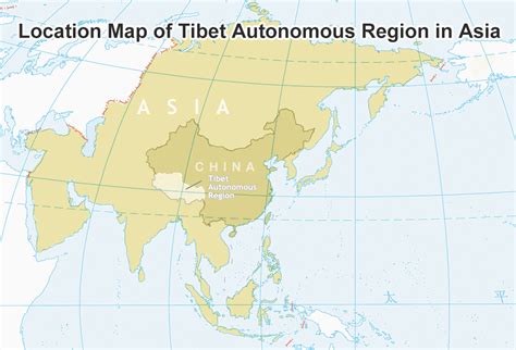 Tibet Map Map Of Tibet Plateau Of Tibet Map Tibet Vista