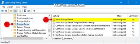 Enable Or Disable Storage Sense In Windows 10 Tutorials