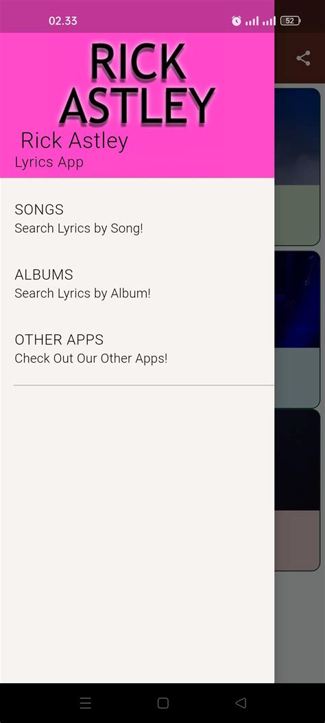 Rick Astley Lyrics Apk For Android Download