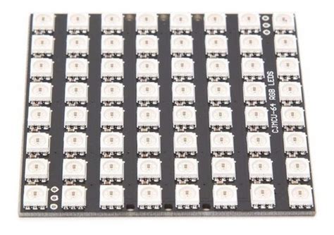 Módulo Matriz De Led Ws2812 Rgb 8x8 Cjmcu 64 Arduino Pic 22900