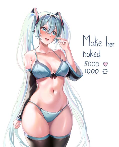 Machulanko on Twitter Strip game with Miku Part 3 初音ミク hatsunemiku