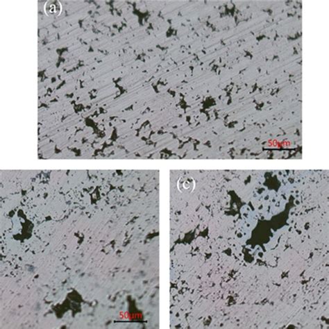 Microstructure Of Sintered Samples A T1 B T2 And C T3