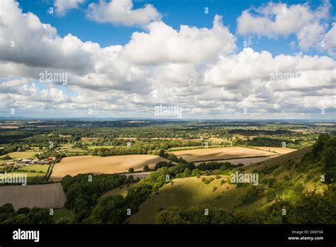 Looking Out Over Rackham And The Sussex Weald From The South Downs In