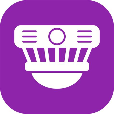 Smoke Detector Vector Icon Vector Art At Vecteezy