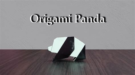 Origami Panda How To Make Origami Panda Easy Step By Step Tutorial