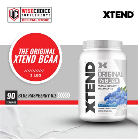 Scivation Xtend Bcaas 90 Servings Blue Raspberry Ice Flavor Lazada Ph