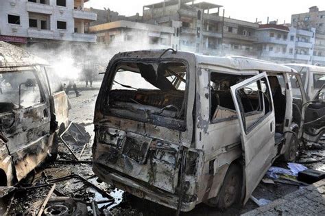 Drone Captures View Of A Devastated Syrian City The New York Times