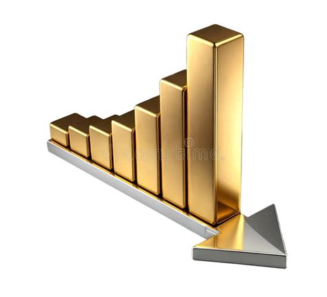 Gold Bar Arrow Stock Illustrations 4439 Gold Bar Arrow Stock