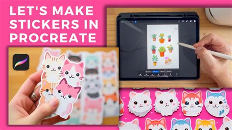 🎨 Lets Make Stickers In Procreate Easy Procreate Sticker Tutorial 🌟🚀