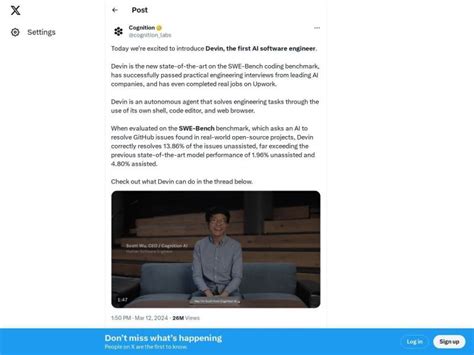 Erik Osterman Cloud Posse On Linkedin Devin The First Ai Software Engineer Cognition An