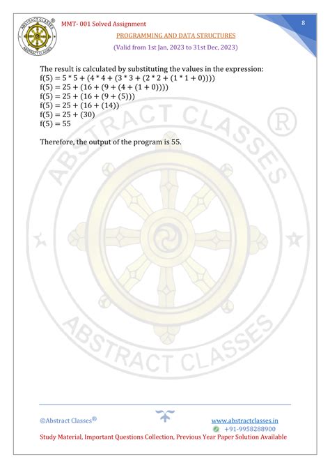 ignou mmt 001 solved assignment 2023 ma macs abstract classes