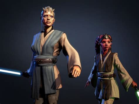Jedi Master And Padawan ZBrushCentral
